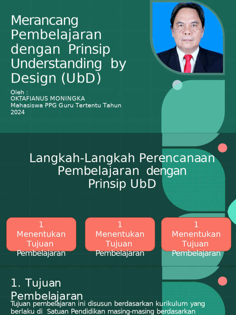 1 Merancang Pembelajaran Dengan Prinsip UbD | PDF