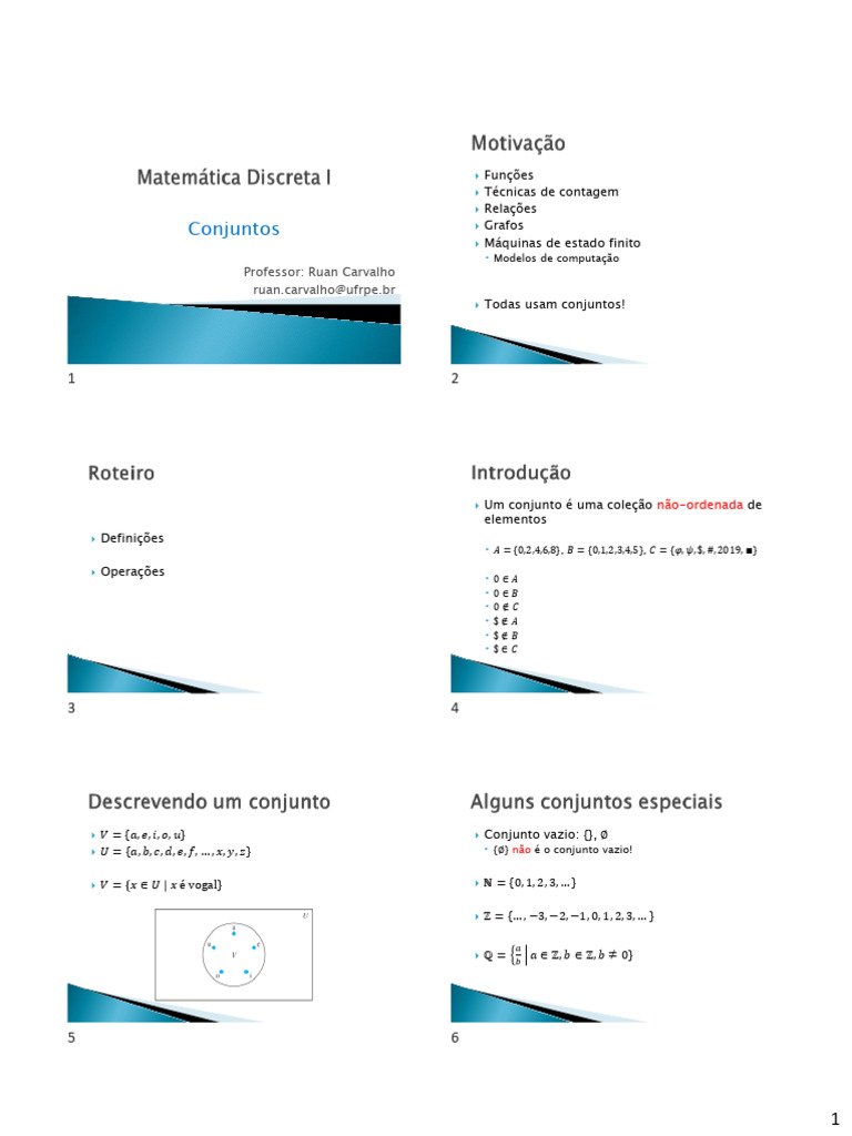 Aula2 Conjuntos | PDF