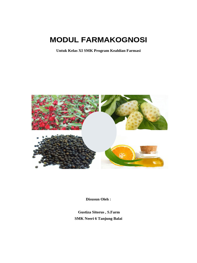 Modul Farmakognosi | PDF