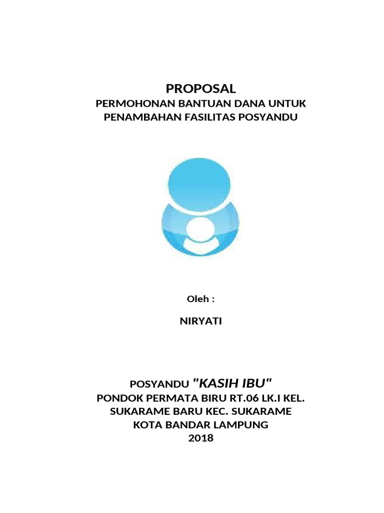 Proposal Posyandu | PDF