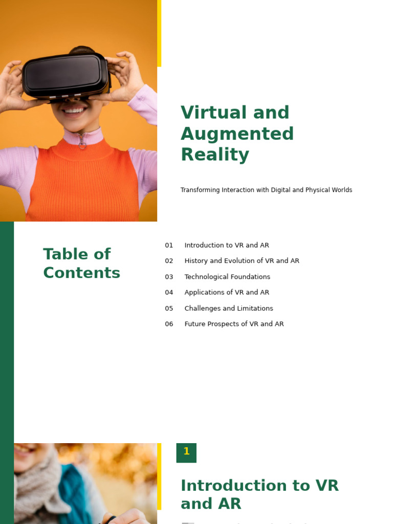 Virtualand Augmented Reality | PDF