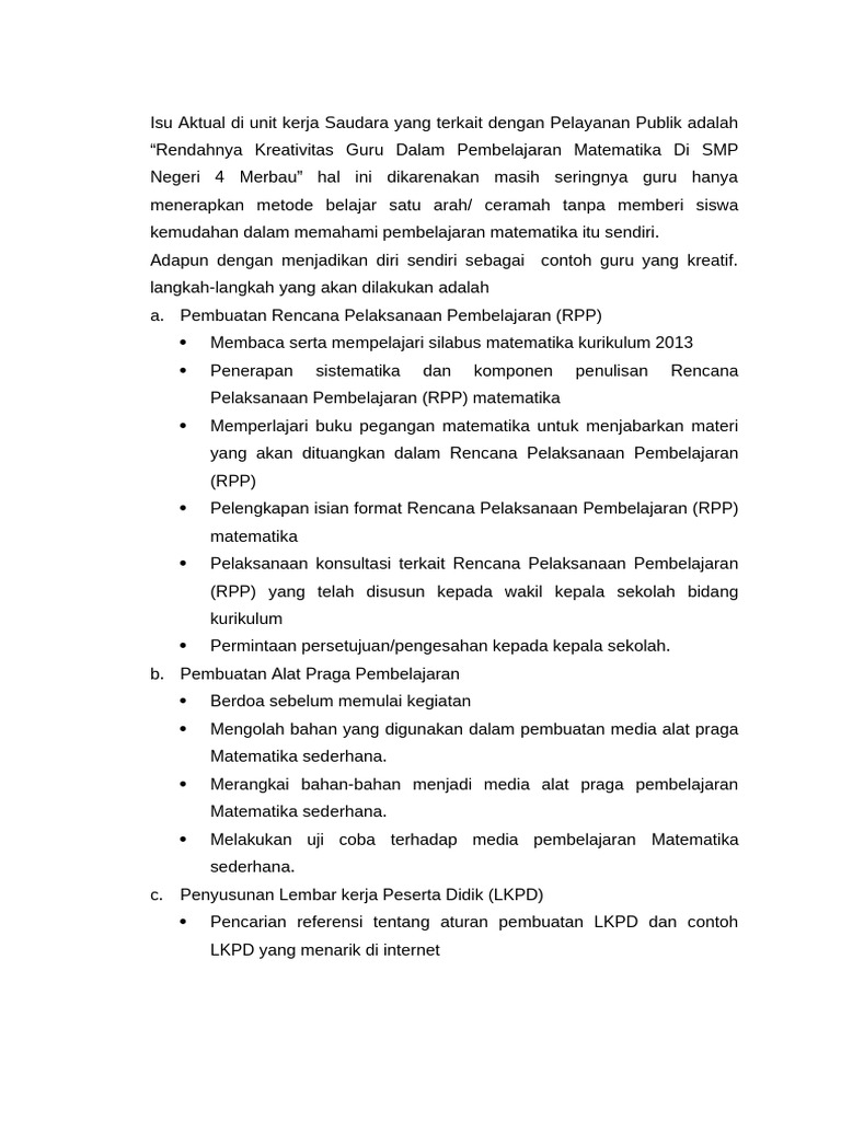 Isu Dan Langkah Penyelesaian Pdf