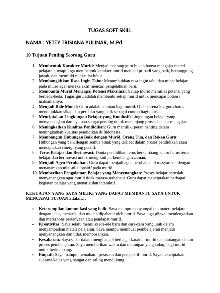 Tugas Soft Skill | PDF