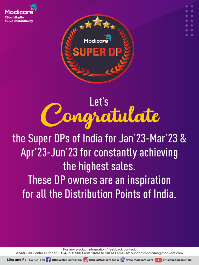 Super DPs of India Poster | PDF