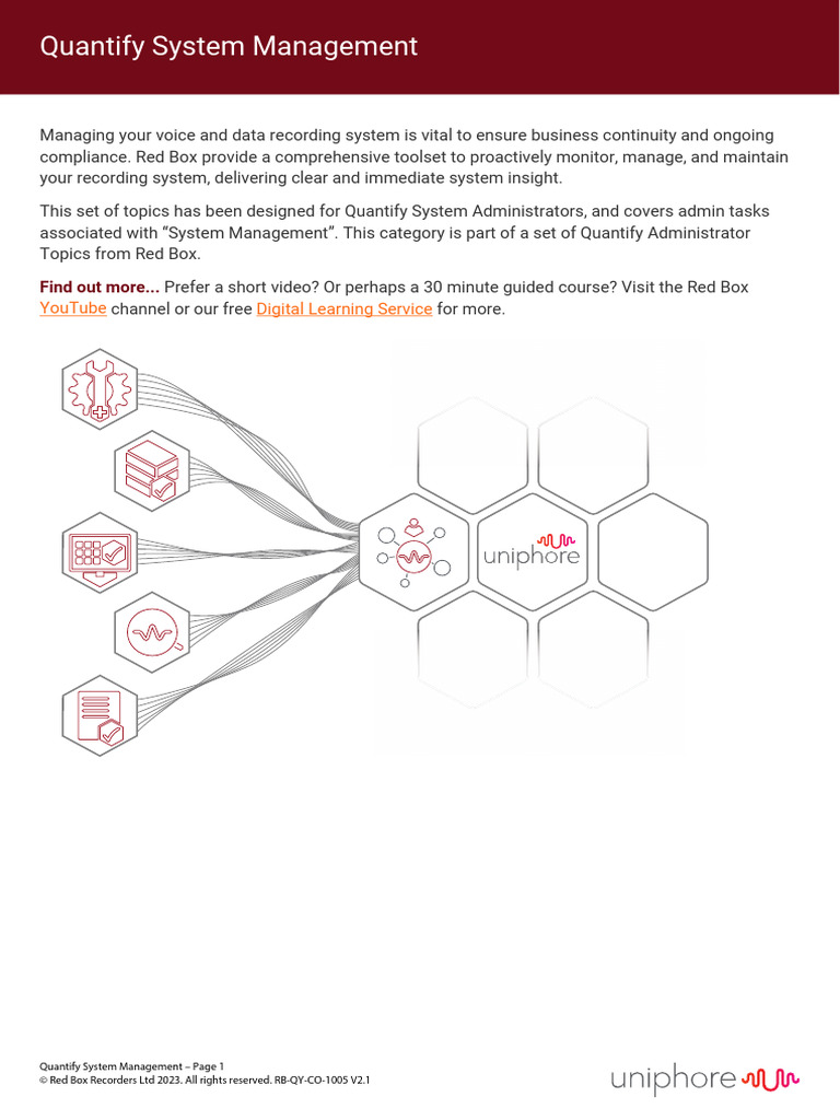 Quantify System Management | PDF