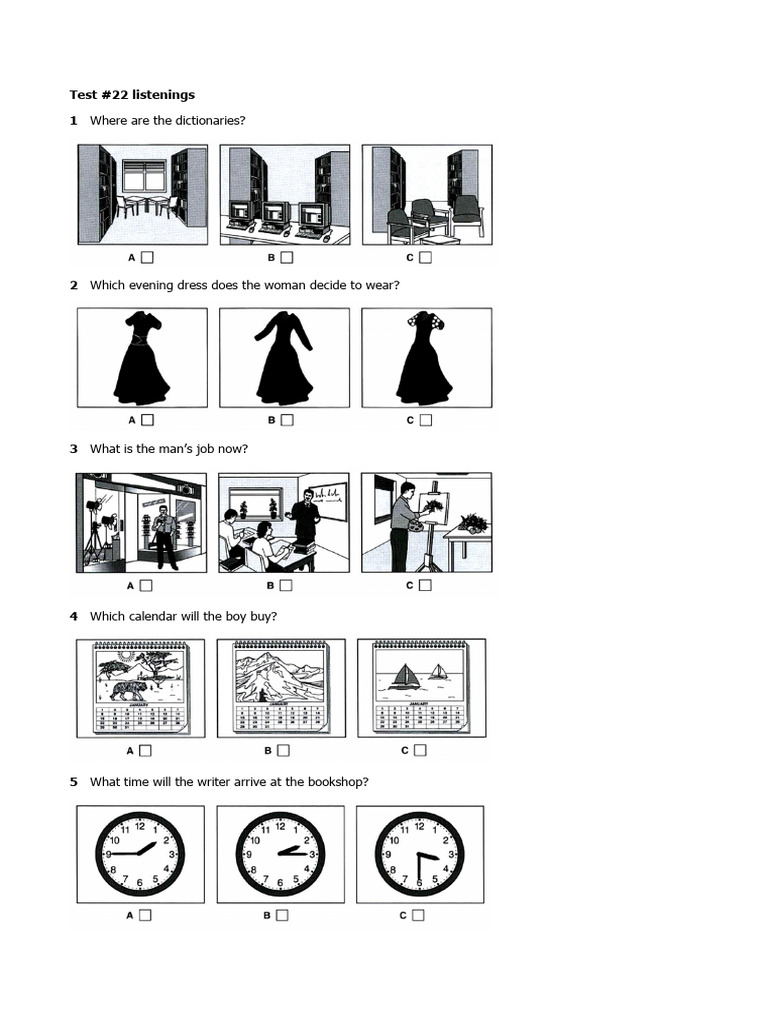 Test Listenings 2024 | PDF