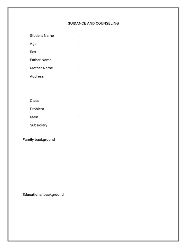 Verbatin Empty Format | PDF