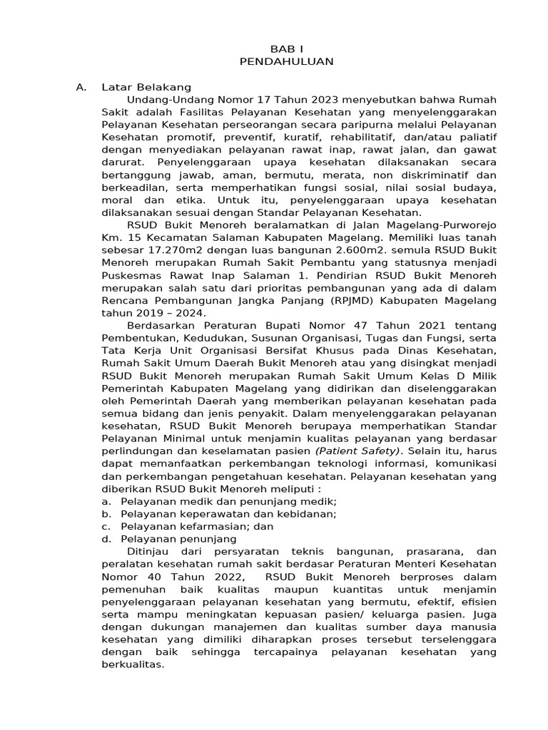 Pedoman Pelayanan | PDF