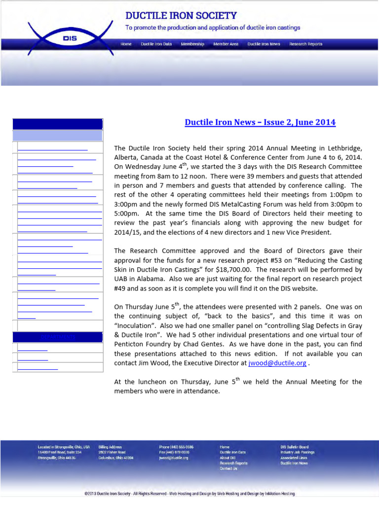Ductile Iron News 2004 | PDF