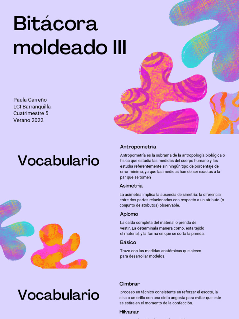 Bitácora Moldeado III PDF | PDF