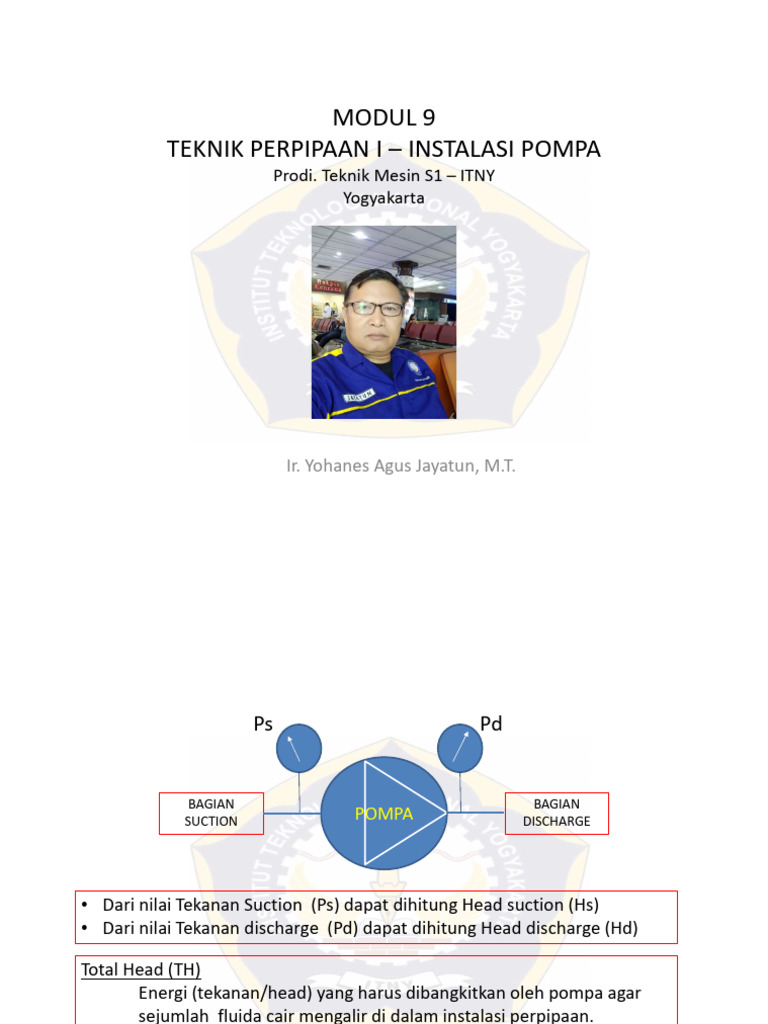 MODUL 9 - Teknik Perpipaan I - Instalasi Pompa | PDF