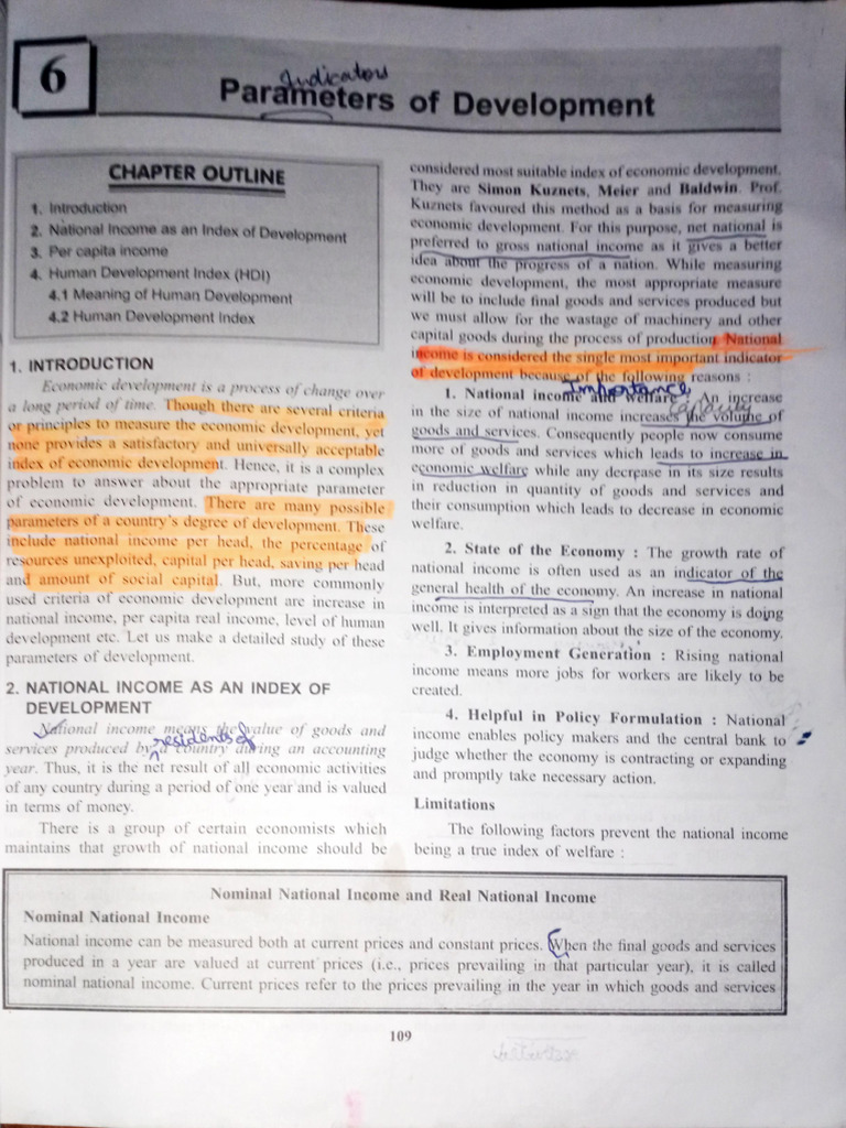 Parameters of Development | PDF