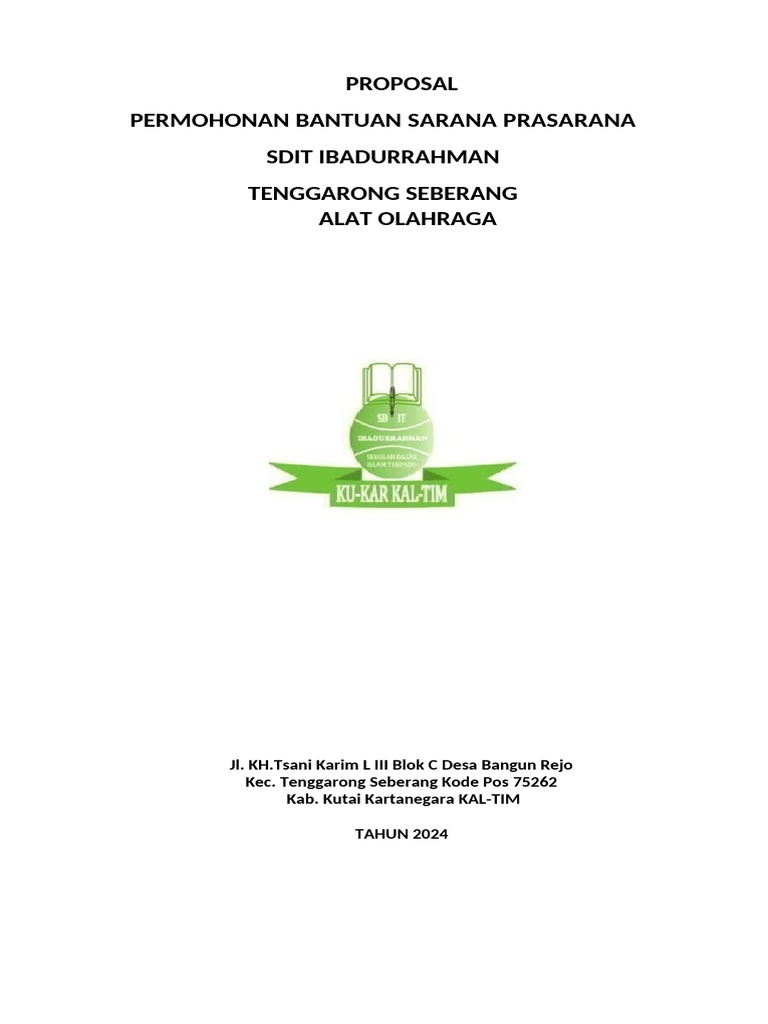 Proposal Barang 2 | PDF