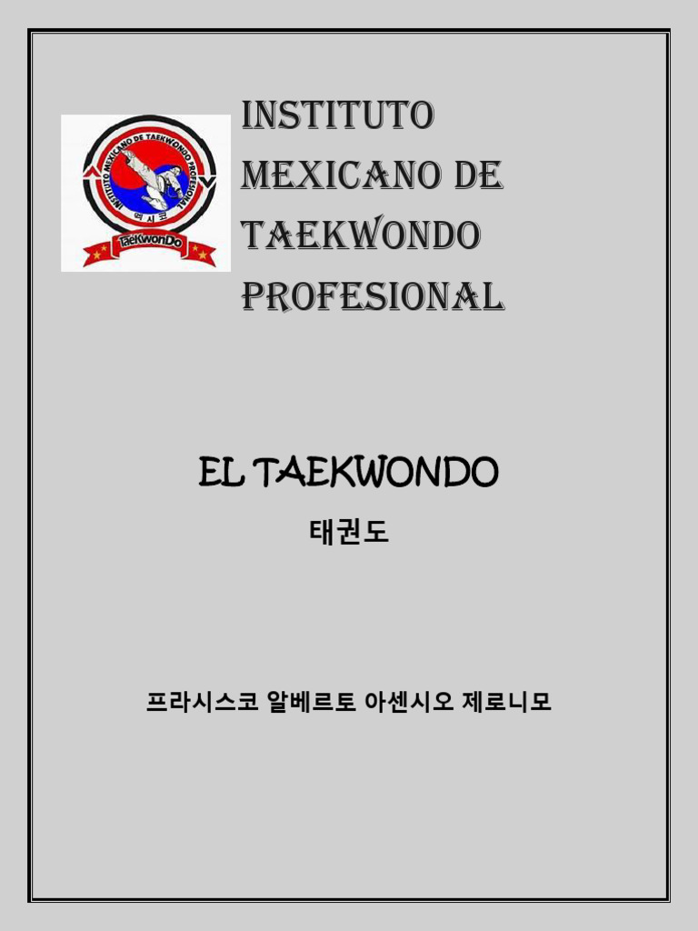 Tesis Taek | PDF | Taekwondo