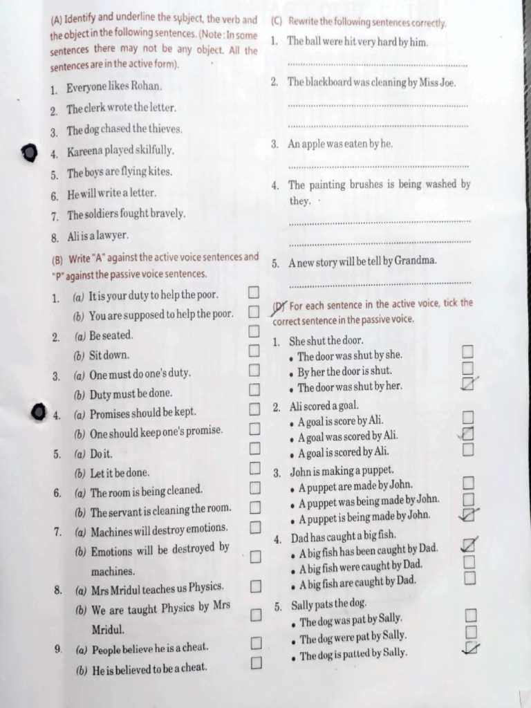 BBC Compacta Active and Passive Voice | PDF