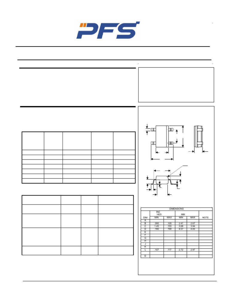 Datasheet PFS MB05S MB10S PDF | PDF