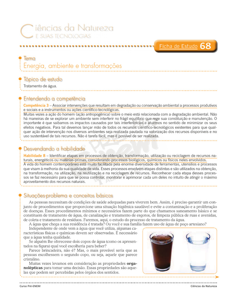 Ciencias Da Natureza - Ficha 068 | PDF