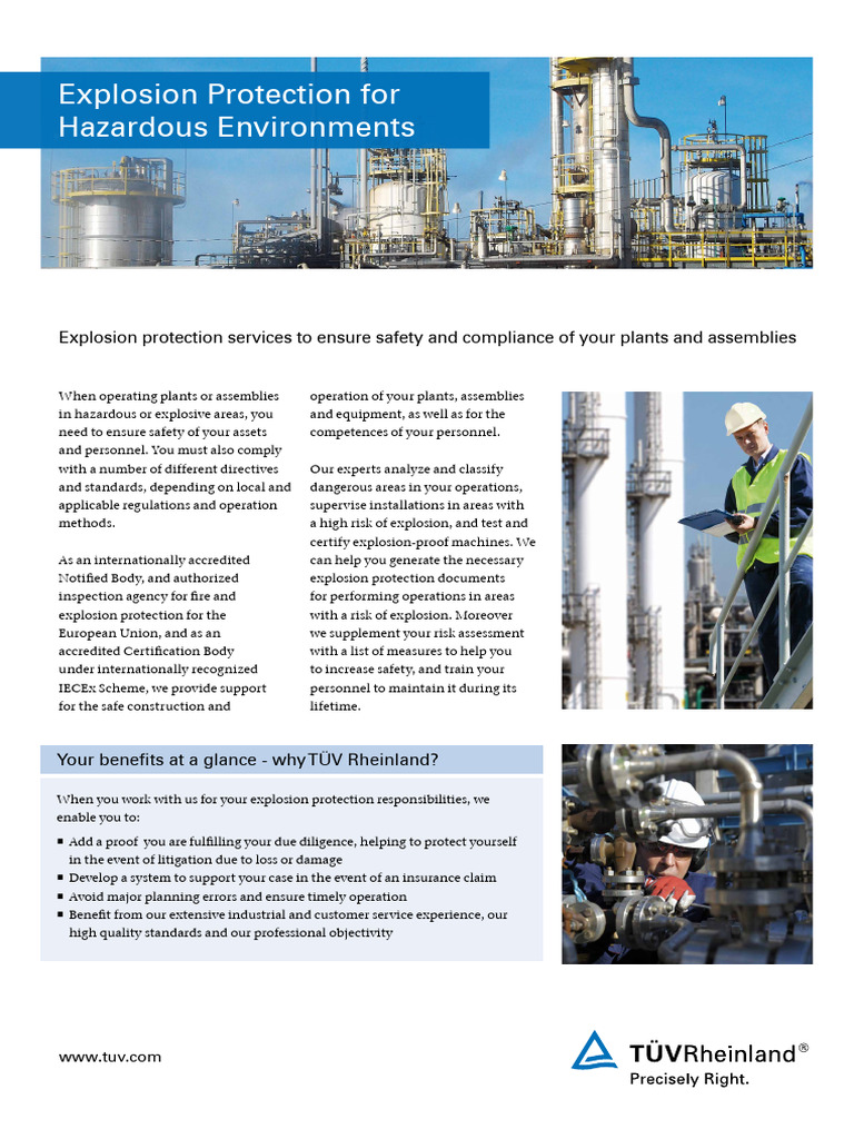 Explosion Protection Services Overview | PDF | Safety