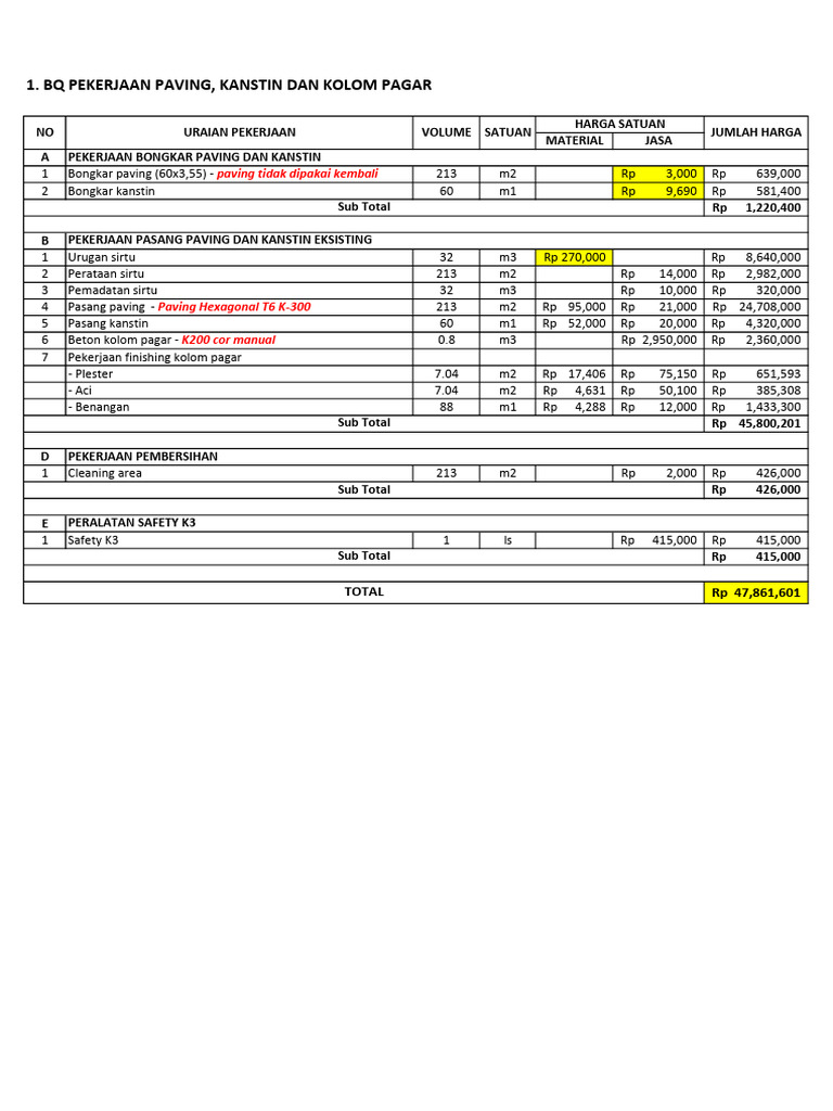 Rab Pek Paving Hexagonal Pedestrian (Alt 1) | PDF
