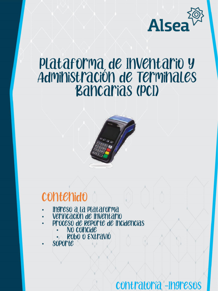 Manual Portal Terminales Bancarias Inventario 2023 | PDF