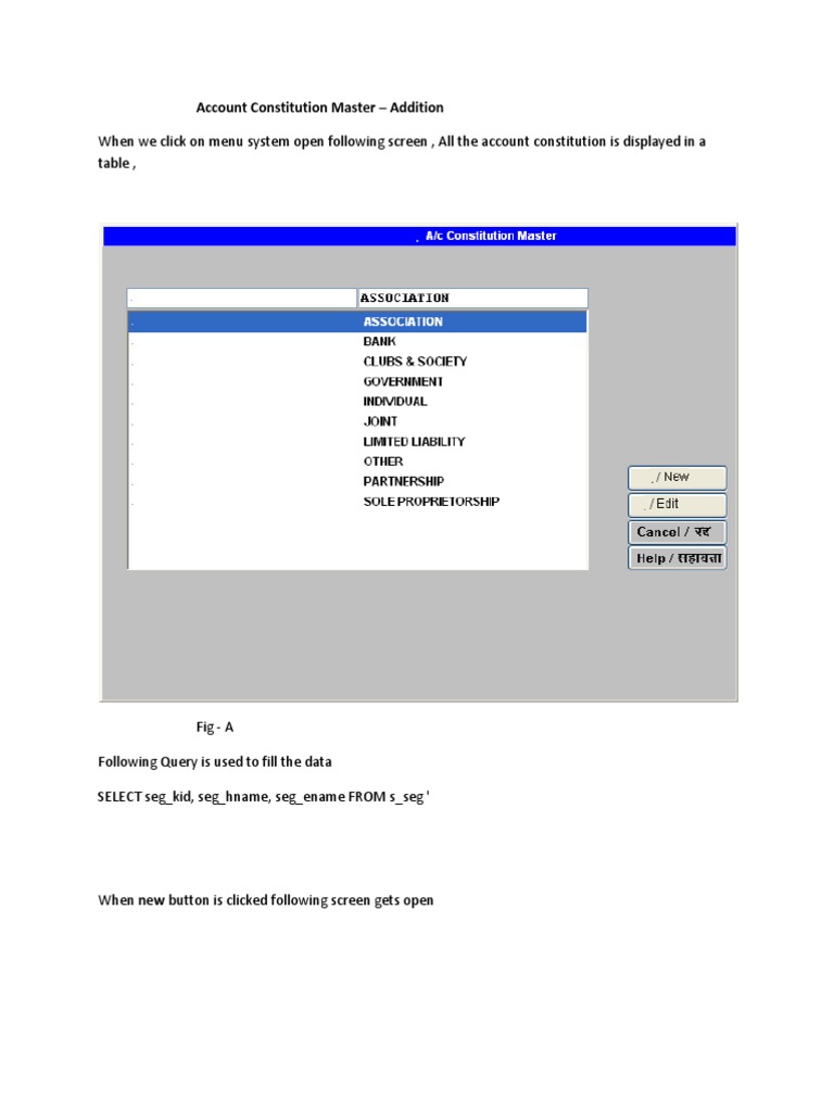 Account Constitution Master Setup Guide | PDF