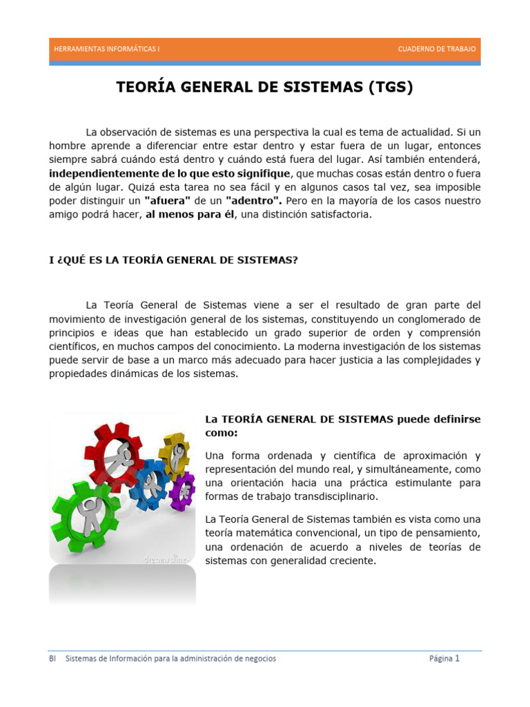03 Bloque 1 Sistemas de Información TGS | PDF