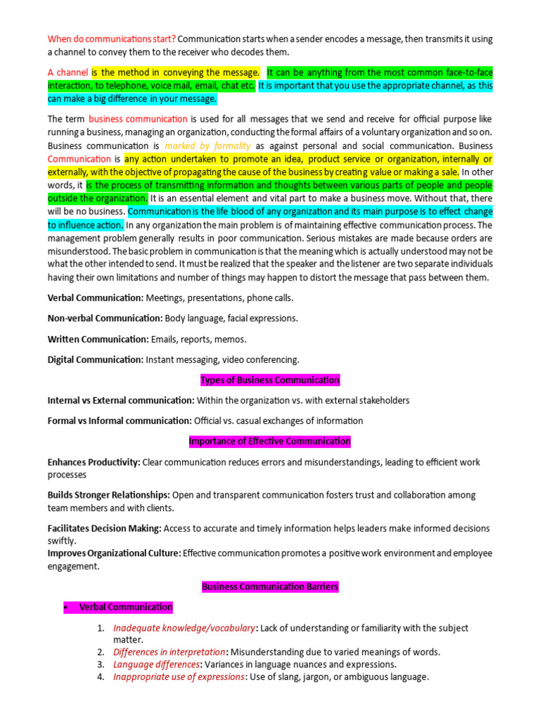 Bam 006-Module 1-8 | PDF | Communication | Nonverbal Communication