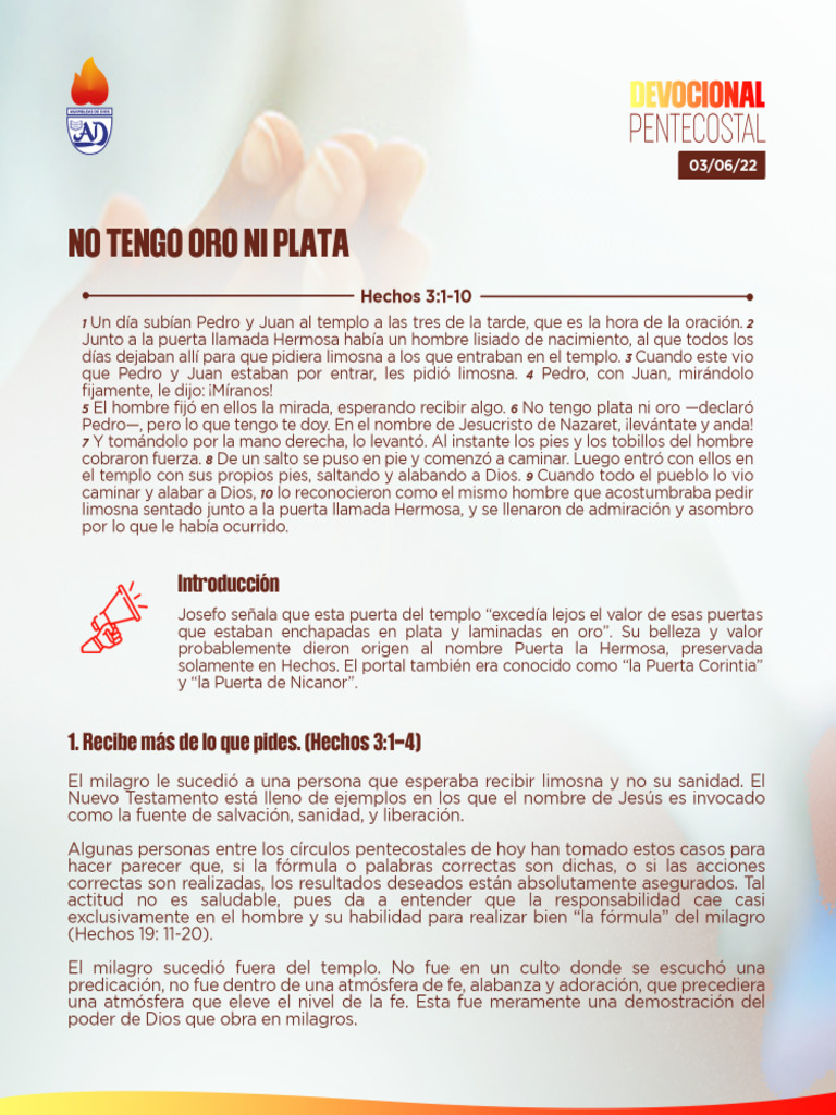 Devocional Ladp - 03 de Junio | PDF