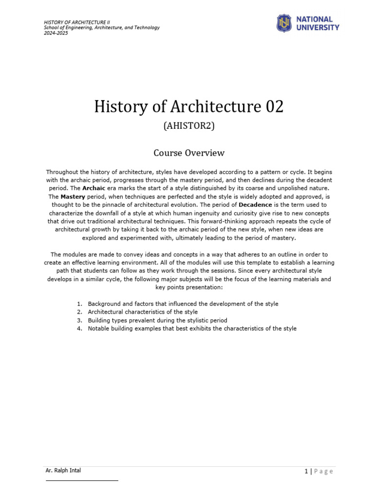 Module 01 Romanesque Architecture | PDF