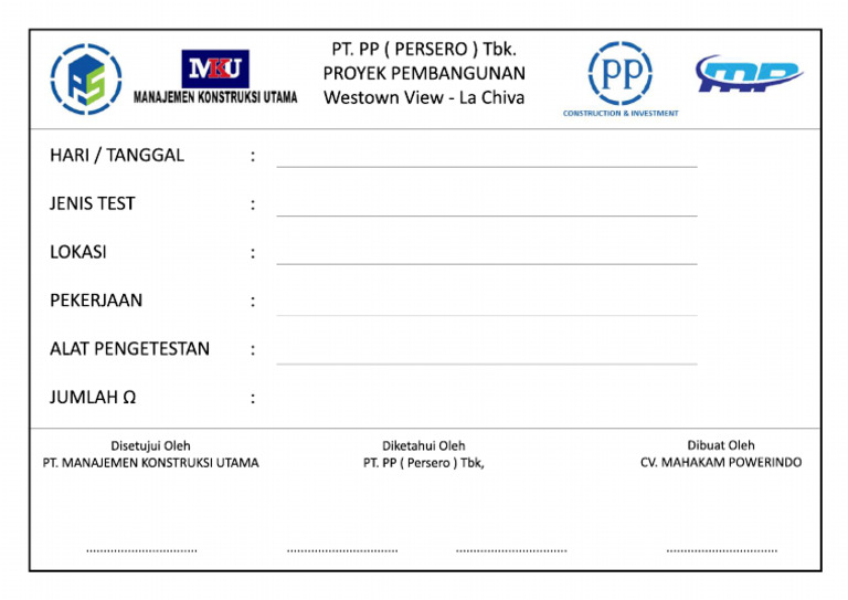 Form Pengetest An Grounding Westown-Compressed | PDF