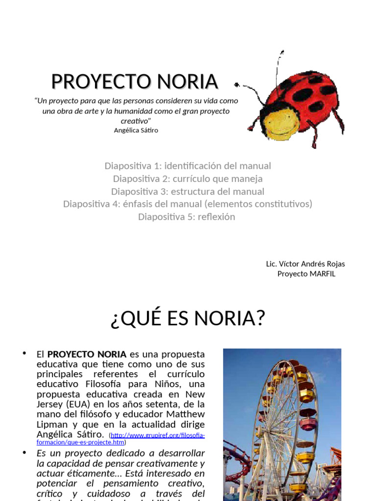 Proyecto Noria | PDF