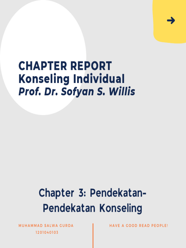 Chapter Report BK - 3 | PDF | Gestalt Therapy | Sigmund Freud