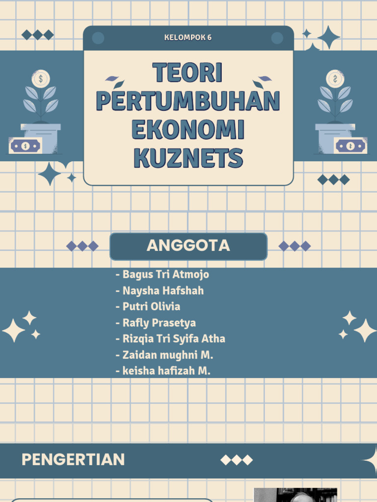 Teori Pertumbuhan Ekonomi Simon Kuznets | PDF