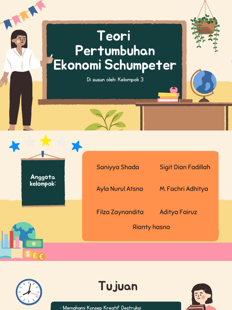 Teori Pertumbuhan Ekonomi Schumpeter | PDF