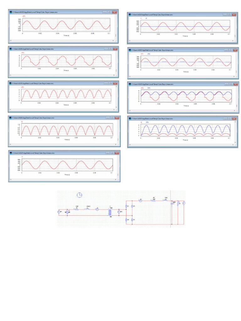 Grafik Catu Daya Linear | PDF