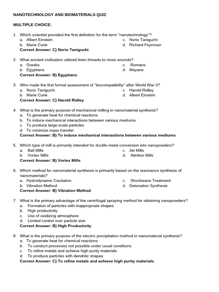 Quizzes NG B Sa Mat Sci | PDF