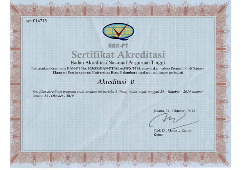Akreditasi Program Studi | PDF