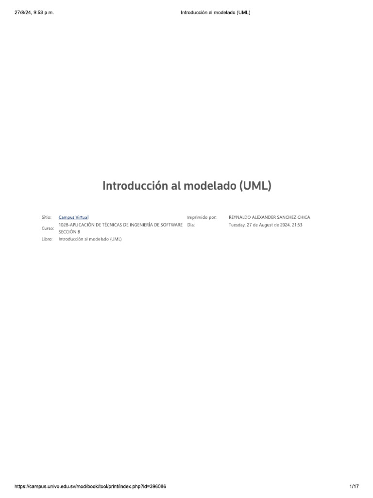 Libro Modelado Uml | PDF