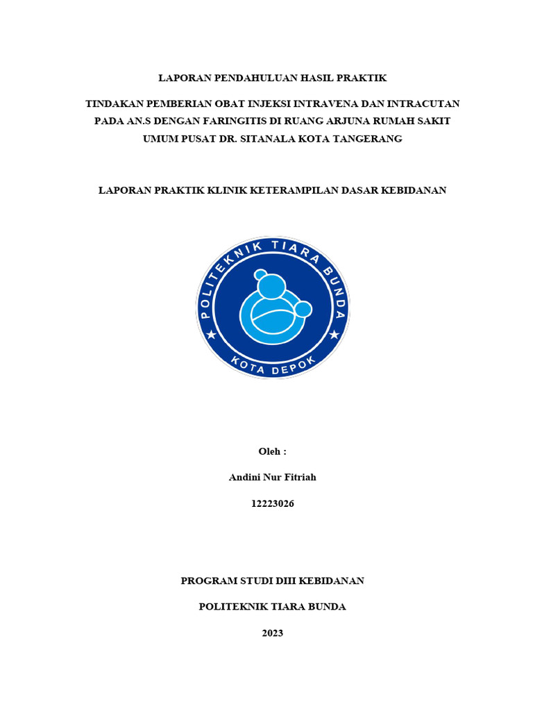 LP KDPK FARINGITIS - Nene Askeb Revisi | PDF