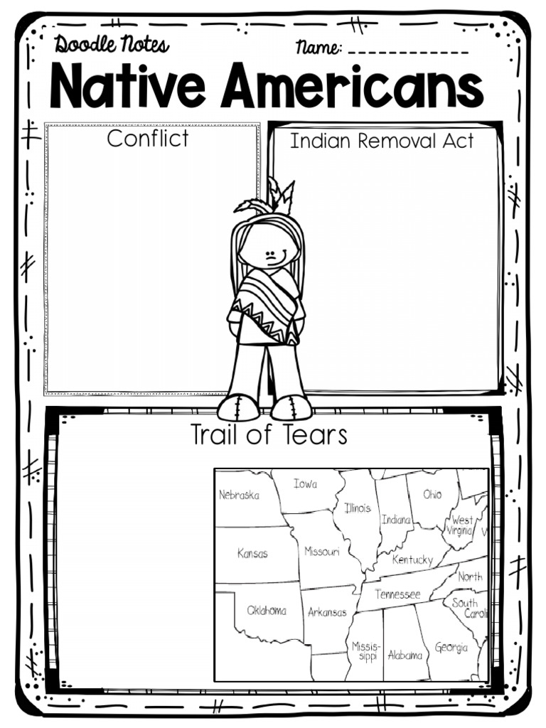 2.doodle Notes - Native Americans | PDF