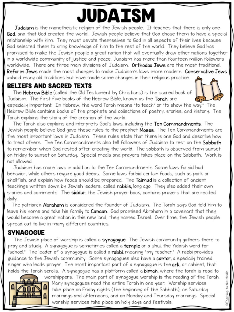 Judaism Reading | PDF | Jewish Holidays | Rosh Hashanah