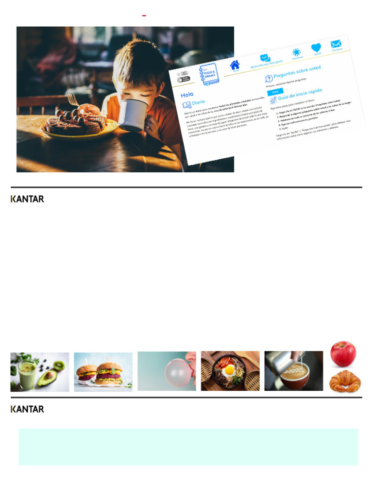 Instructivo de Cuestionario My Food & Drinks MX V2 | PDF