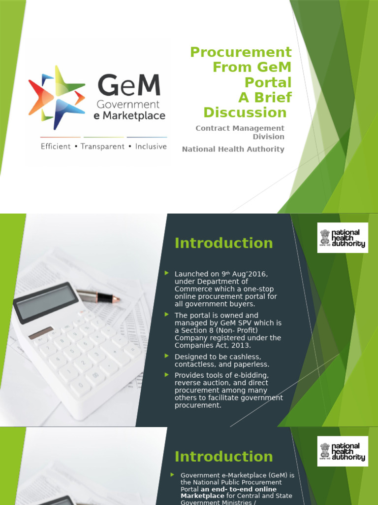GeM Procurement Ppt 29.07.2024 | PDF