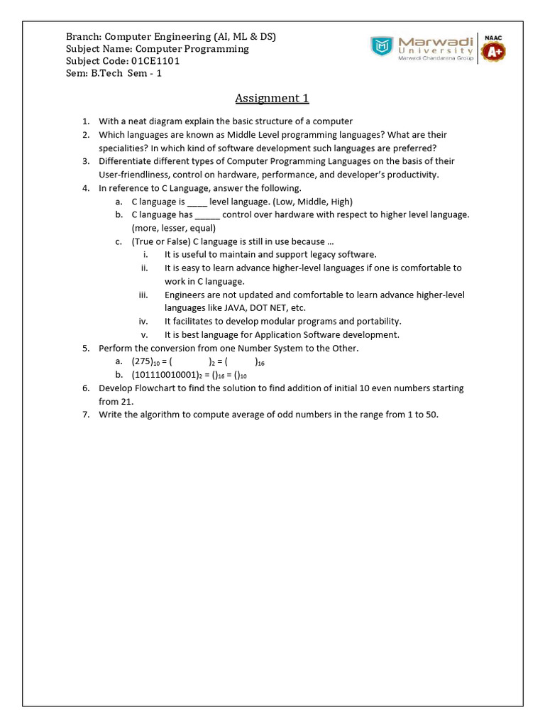 Assignment 1 CH 1 Introduction | PDF