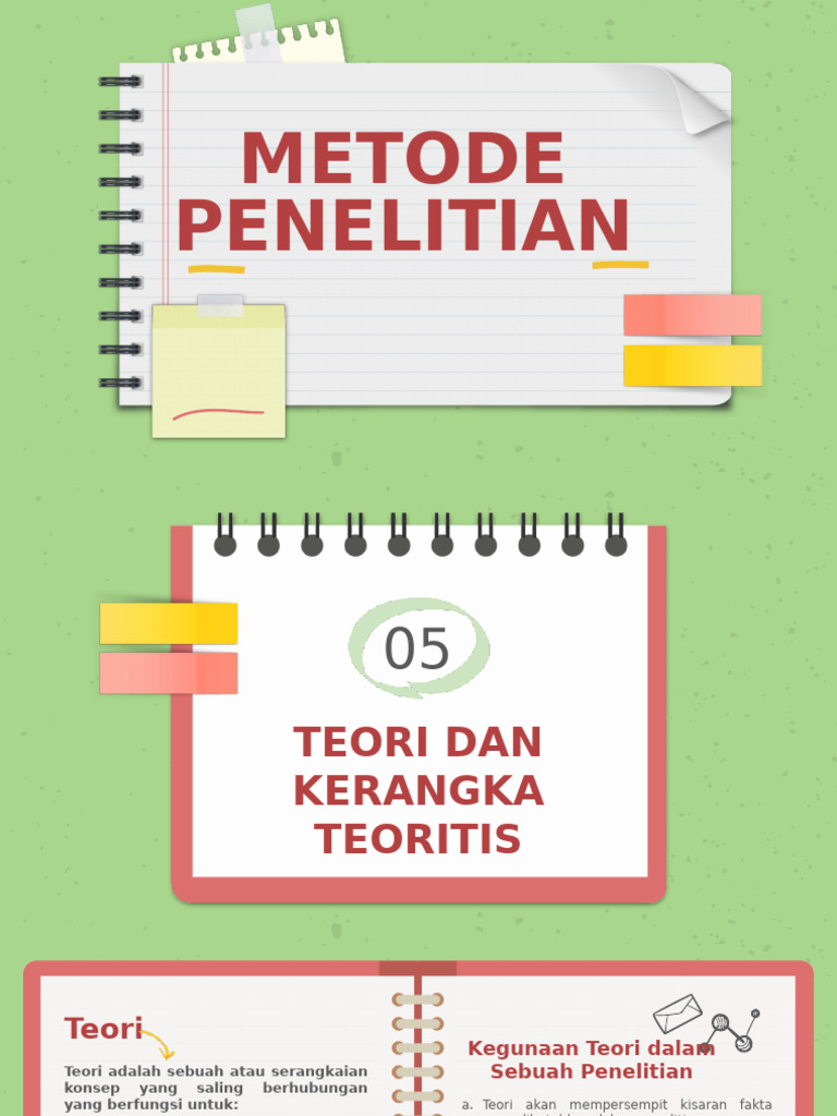 Metopen5 Teori Dan Kerangka Teoritis Pdf