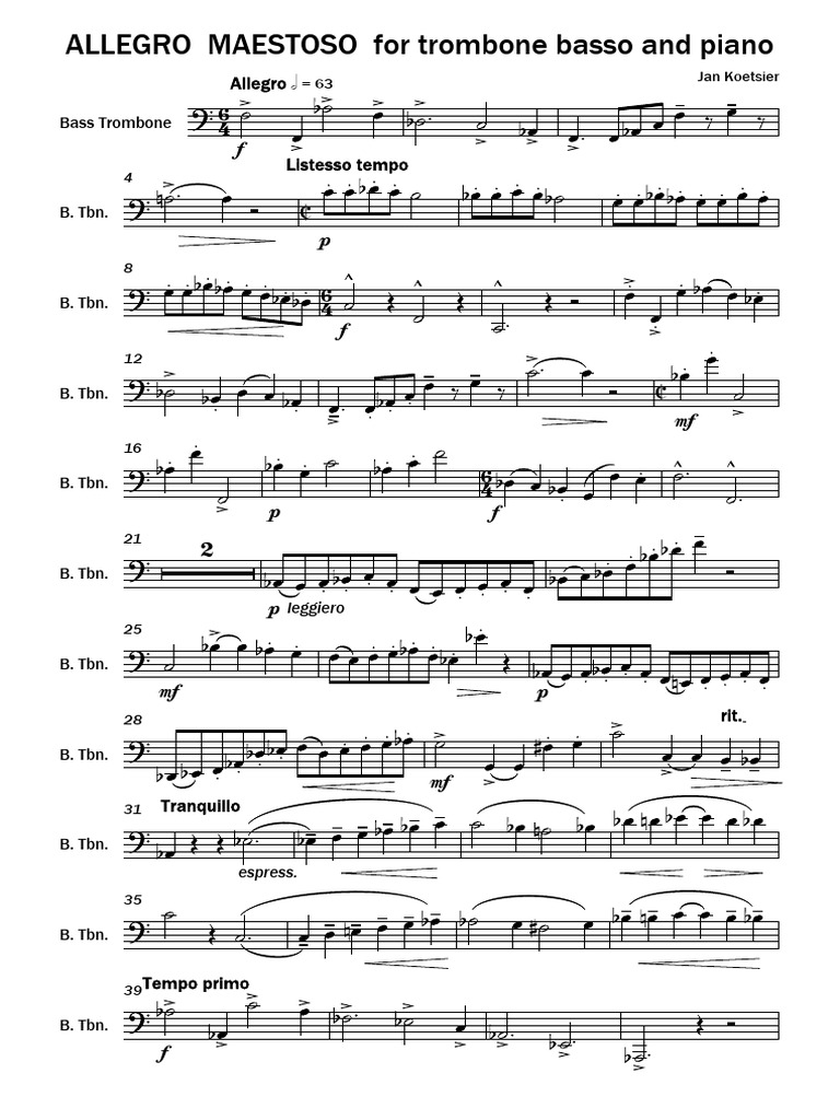 Koetsier - Full Score | PDF