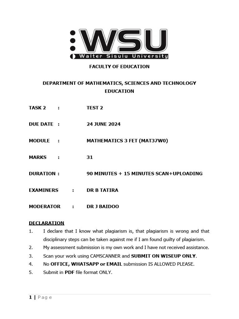 Task 2 Test 2 Koman | PDF