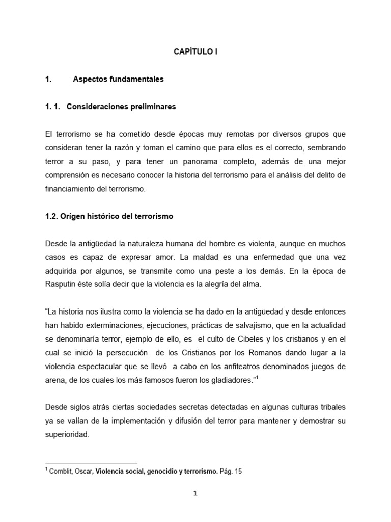 Analisis de Ley Prevenir y Reprimir Finaciamiento Terrorismo | PDF