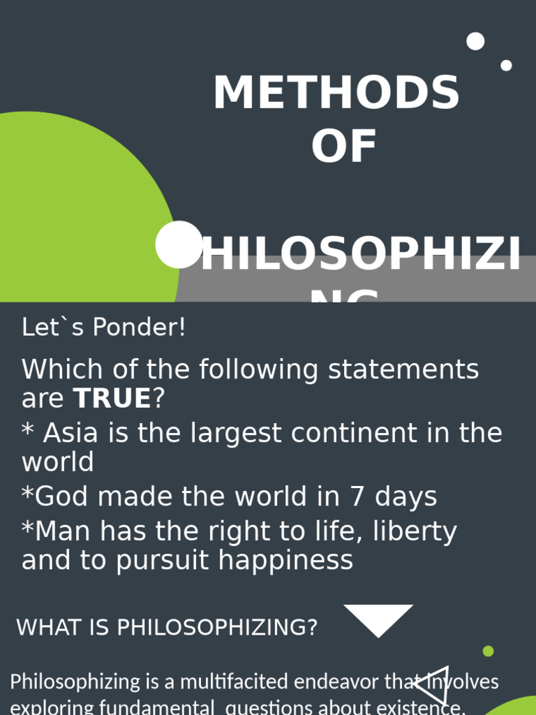 PHYLOSOPHY - PPTX 1111 | PDF