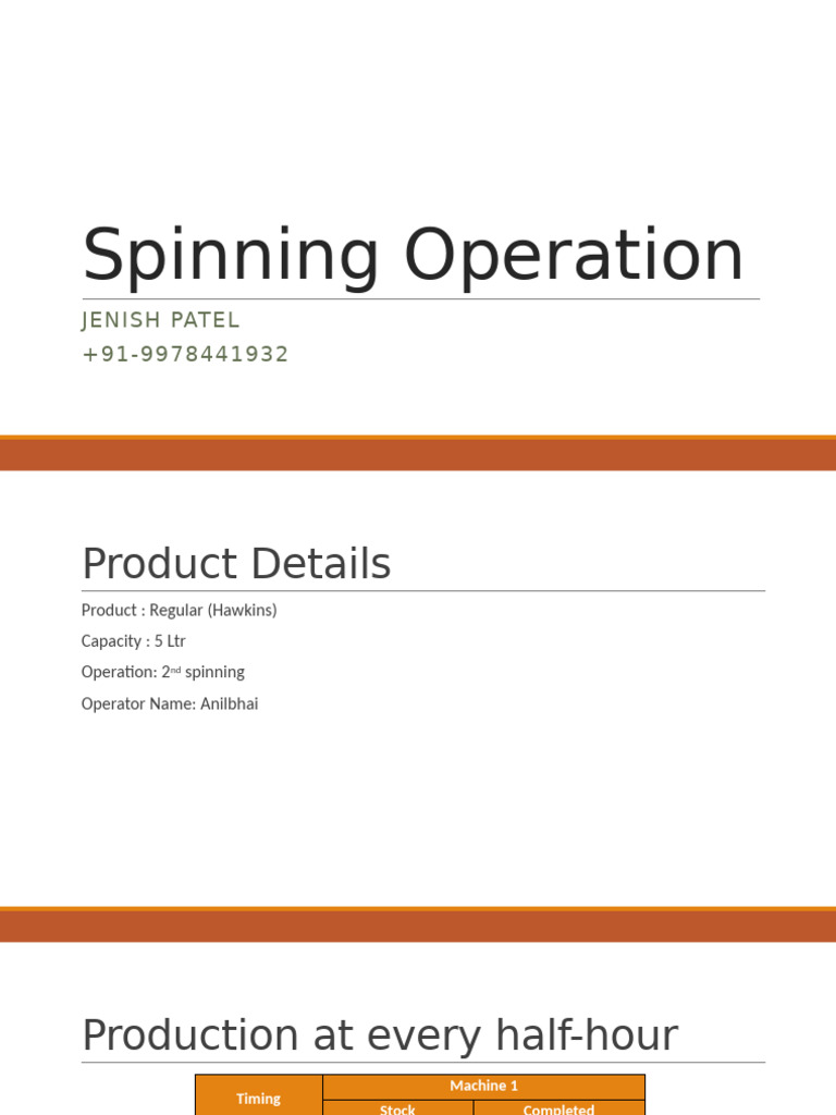 Spinning | PDF